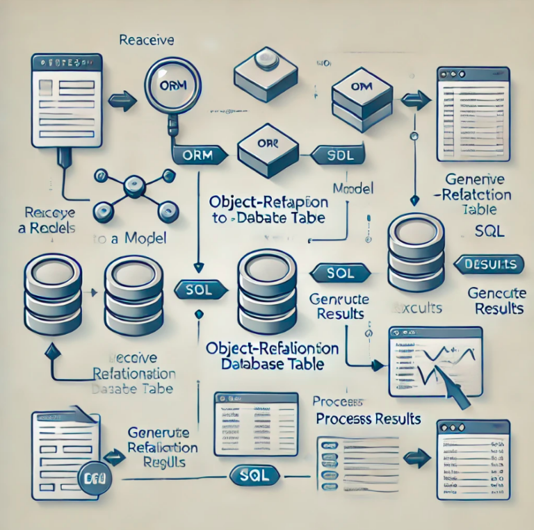 César Cancino » Diagrama de flujo de un ORM (Object-Relational Mapping ...